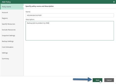 Veeam An In Depth Look At The New Veeam Backup For AWS Creating Backup And Restore Policies