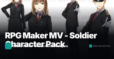 Rpg Maker Mv Soldier Character Pack Analysis On Niklas Notes