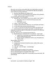 Summary PSYC Midterm Docx Lecture Like Actors We Can