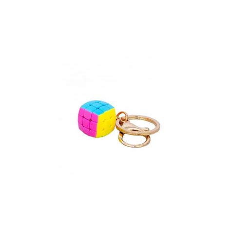 Mini Cube 3x3 2cm Avec Chaine