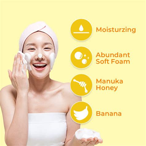 Buy SCINIC Honey Banana Cleansing Foam 5.28 Fl.oz 150ml | Nourishing ...