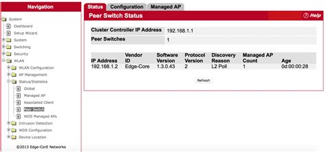 How To Sync The Cluster Configuration Between Two Access Controllers Edgecore Help Center