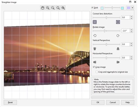 Coreldraw Help Straightening Bitmaps