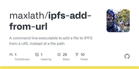 ipfs add from url a command line executable to add a file to ipfs from