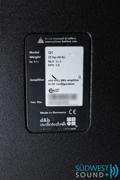 D B Db Audio Q1 Line Array Syystem 12 Tops Flugrahmen D12 Amping Verkabelung Spielfertig Ne