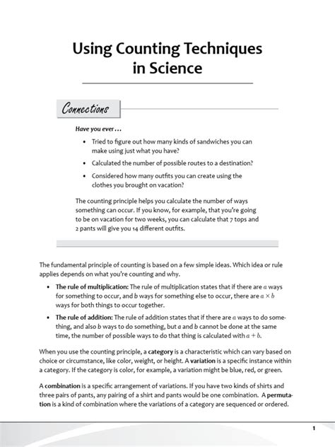 using counting techniques in science pdf