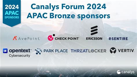 Canalys On Linkedin Canalysforums2024 Avepoint Checkpoint Ericsson Esentire Opentext…