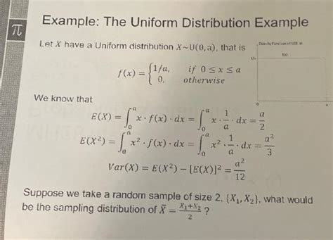 Solved Example The Uniform Distribution Example TT Let X Chegg