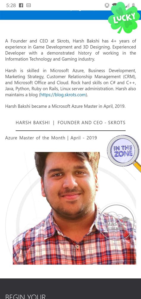 harsh b on linkedin azure april2019 master cloud microsoftazure microsoft azuremaster