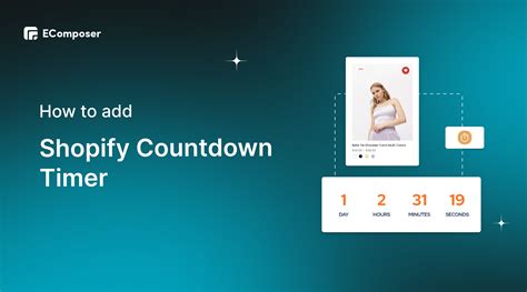 how to add shopify countdown timer free and without coding ecomposer