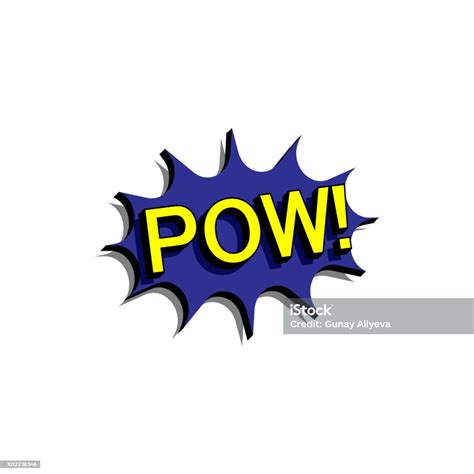 식 텍스트와 만화 연설 거품 탕 레트로 팝 아트 스타일 절연 벡터 밝은 동적 만화 일러스트 레이 션 Pow Single Word에 대한 스톡 벡터 아트 및 기타 이미지