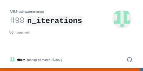 N Iterations Issue ARM Software Mango GitHub