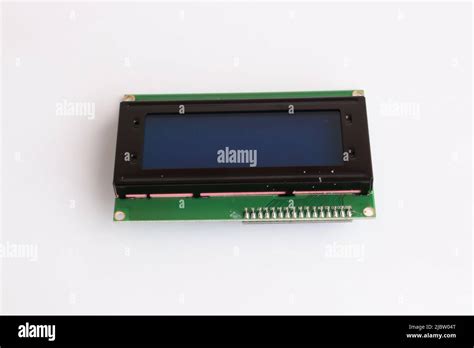 Lcd Display Module Isolated Stock Photo Alamy