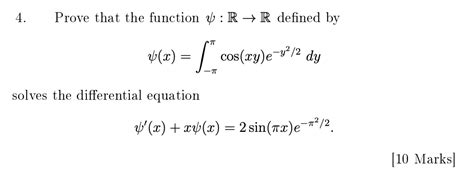 solved 4 prove that the function r → r defined by 4b