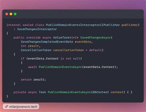 milan jovanović on linkedin do you use ef core interceptors they