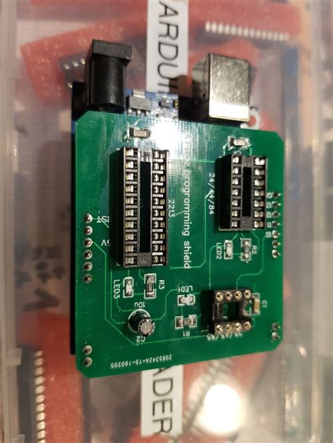 All Attiny Programmer Shield For Arduino Composant Electronique Arduino Electronique