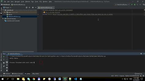Hello World Python Bacsic Turtorial 1 Youtube
