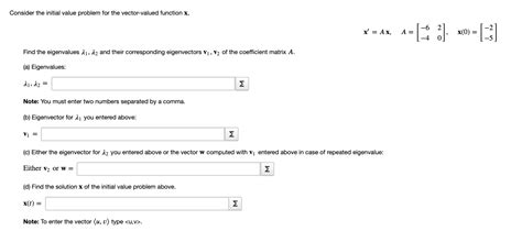 Solved Consider The Initial Value Problem For The Chegg