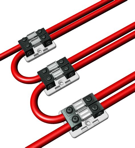 Knukonceptz Bassik 2 Way 4 Gauge Fuse Distribution Block Bladeice