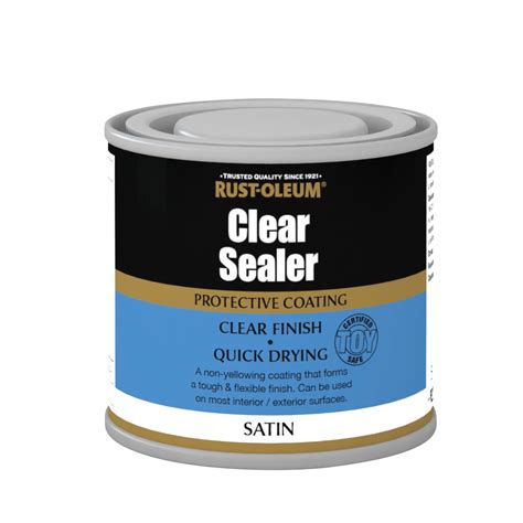 Rust Oleum Satin Sealer 125ml Departments TradePoint
