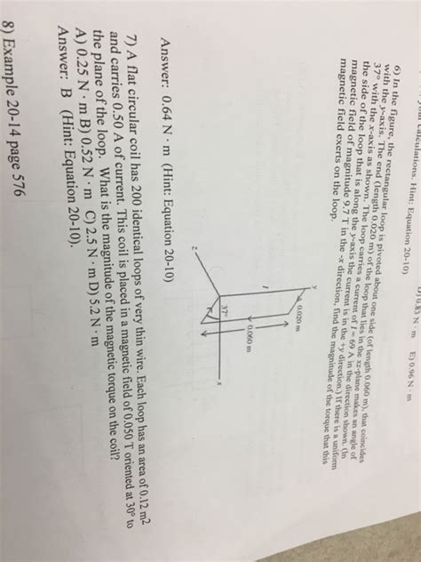 Solved In The Figure The Rectangular Loop Is Pivoted About Chegg