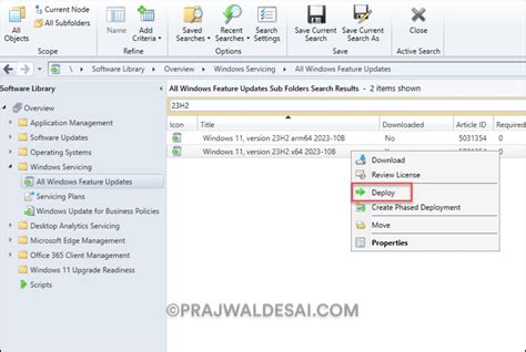 windows 11 23h2 upgrade using sccm configmgr