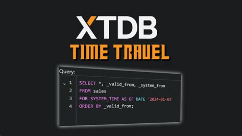 Xtdb Bitemporality Immutability Auditlogging Database Xtdb