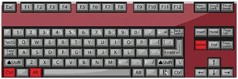 Free Windowskeyboardhalf Width Full Width Keys That Can Only Type The Alphabet Dont Work Vector