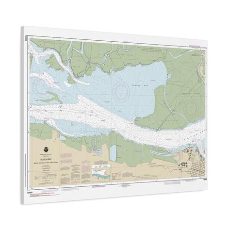 Suisun Bay And Honker Bay California Nautical Chart Sailing Map Framed