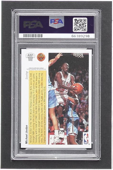 Michael Jordan 1991 92 Upper Deck Award Winner Holograms Aw1 Scoring
