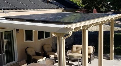 Solar Patio Covers 916 718 2046 Solar Pergolas Freestanding Or