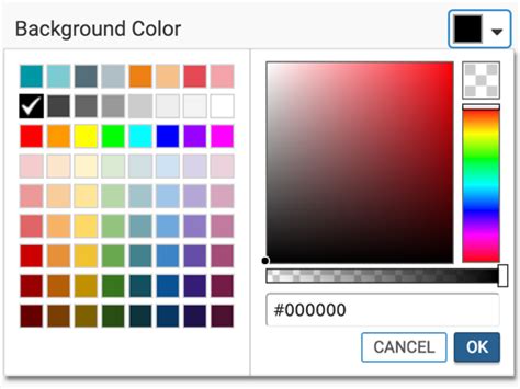 Changing Menu Background Color