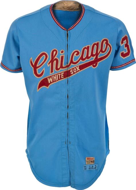 Chicago White Sox 1972 75 Away Jersey Baseball Jersey Archive