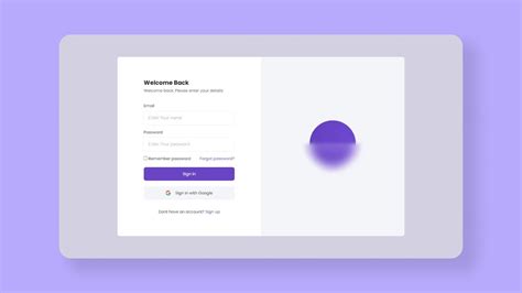Login Page Design Html And Css Tutorial Youtube