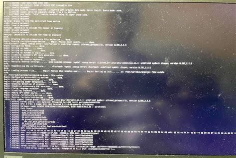 boot kernel panic not syncing error loading shared libraries lib