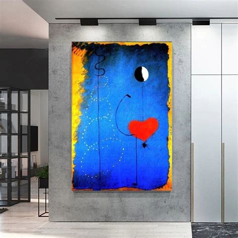 Joan Miro Dancer 1925 Dancer Canvas Exhibition Poster Etsy