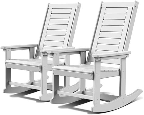 Greenvines Outdoor Rocking Chairs Set Of 2 Porch Rocker