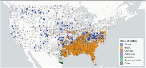 Map Reveals That Lynching Extended Far Beyond The Deep South Psu Institute For Computational