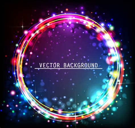 Colorful Circle Vector Background Vectors Graphic Art Designs In