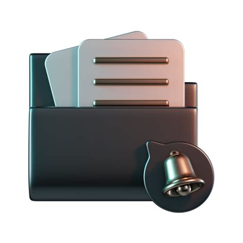Folder File Notification Bell Alert Icon Download On Iconfinder