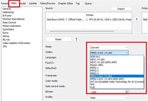 XMedia Recode Blu Ray DVD Convert