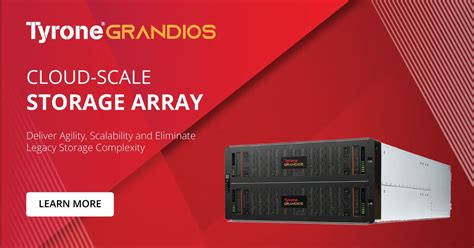 tyrone systems introduces grandios storage array tyrone systems