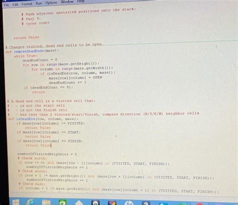 solved this is python code for solvemaze py please put the
