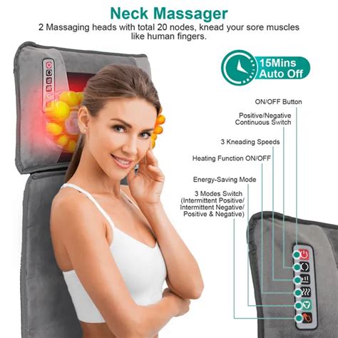 Dropship Full Body Electric Massage Mat With Heat Vibration Massage Pad