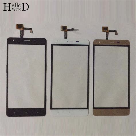 Oukitel K6000 프로용 55 모바일 터치 스크린 터치 스크린 디지타이저 패널 전면 센서 유리 부품 보호 필름 3m 접착제휴대폰 터치 패널