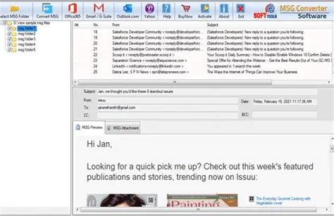 open view msg files directly with free msg viewer software