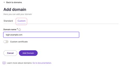 Domains Signicat Documentation