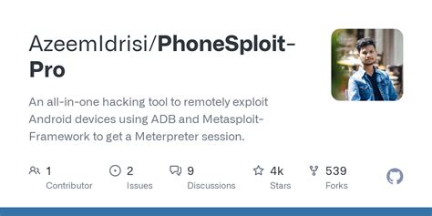 phonesploit pro code of conduct md at main · azeemidrisi phonesploit