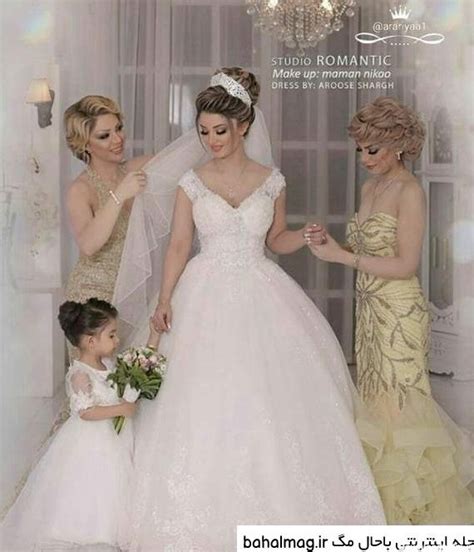 عکس نی نی دختر با لباس عروس