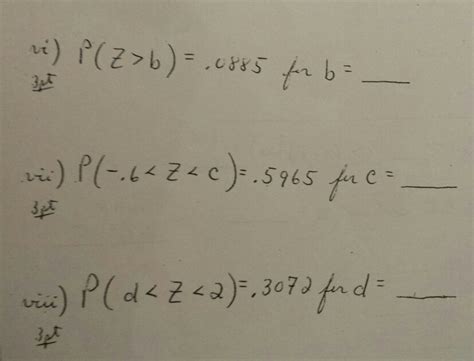 Solved Use A Z Table Show Work And Use Decimals Chegg Com